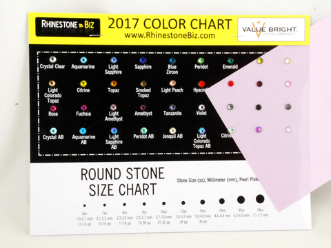 Rhinestone Biz Sample Card 2020 Featuring VALUE BRIGHT™ Crystal ...